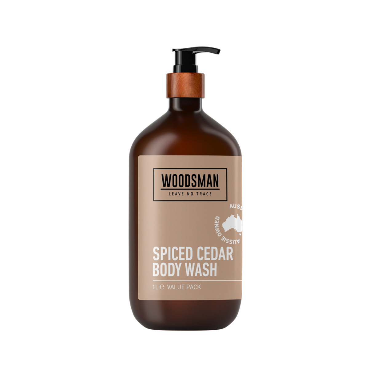 Woodsman Body Wash (Spiced Cedar Scent)