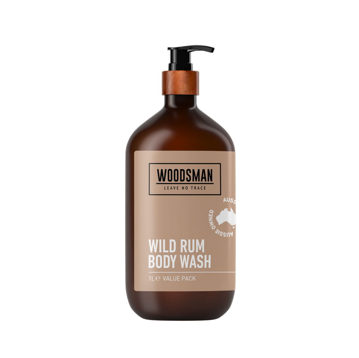 Woodsman Skincare for Men Wild Rum Body Wash