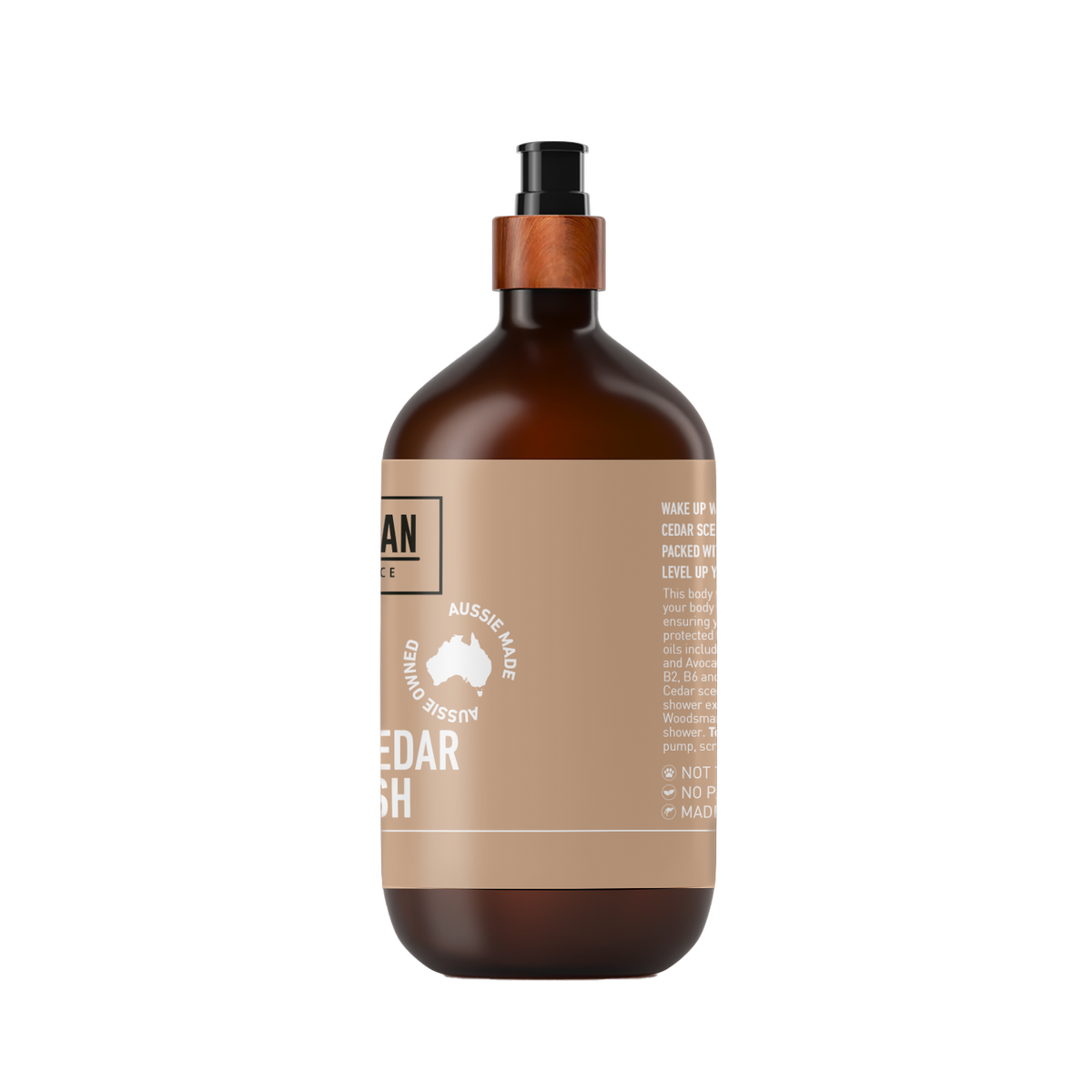 Woodsman Body Wash (Spiced Cedar Scent)